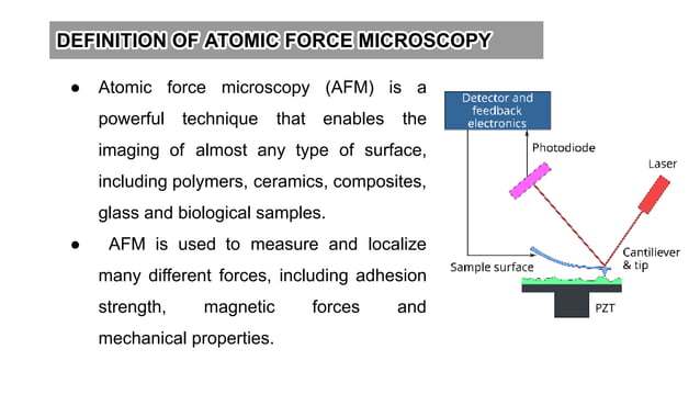 General Microbiology and Microbial diversity - Atomic Force Microscopy ...
