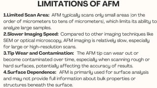 presentation on Atomic Force and Microscopy | PDF