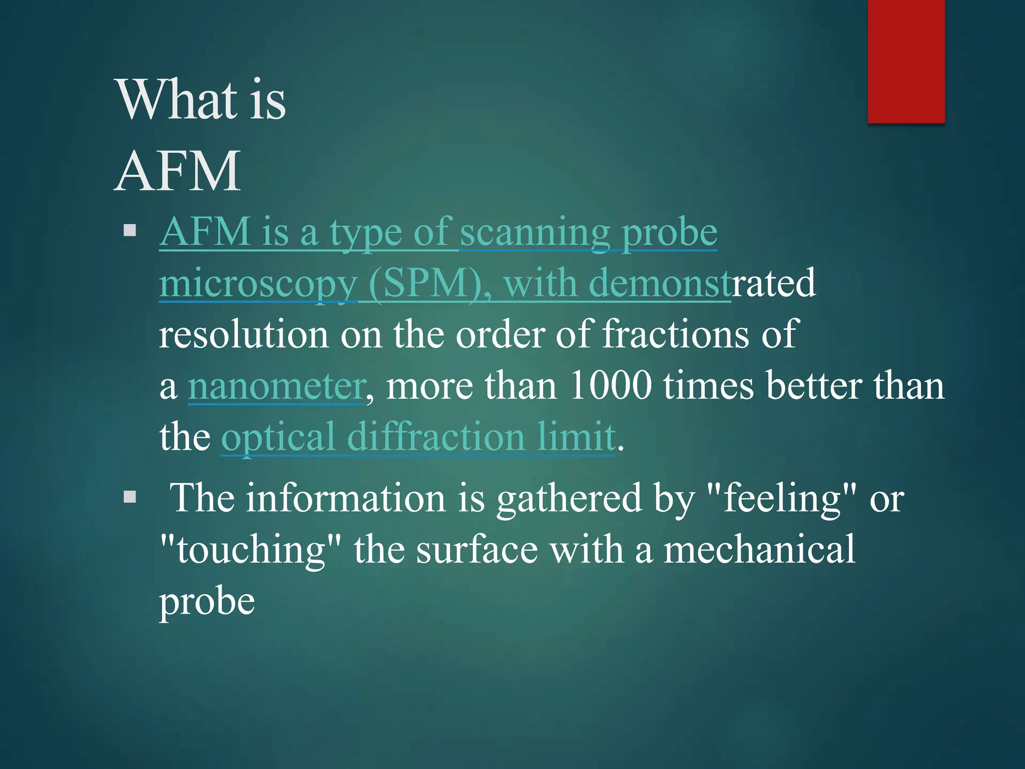ATOMIC FORCE MICROSCOPY (AFM) Analysis.pptx