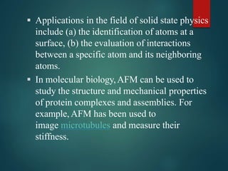 ATOMIC FORCE MICROSCOPY (AFM) Analysis.pptx