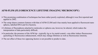 Atomic force microscopy (AFM) Likhith K | PPT
