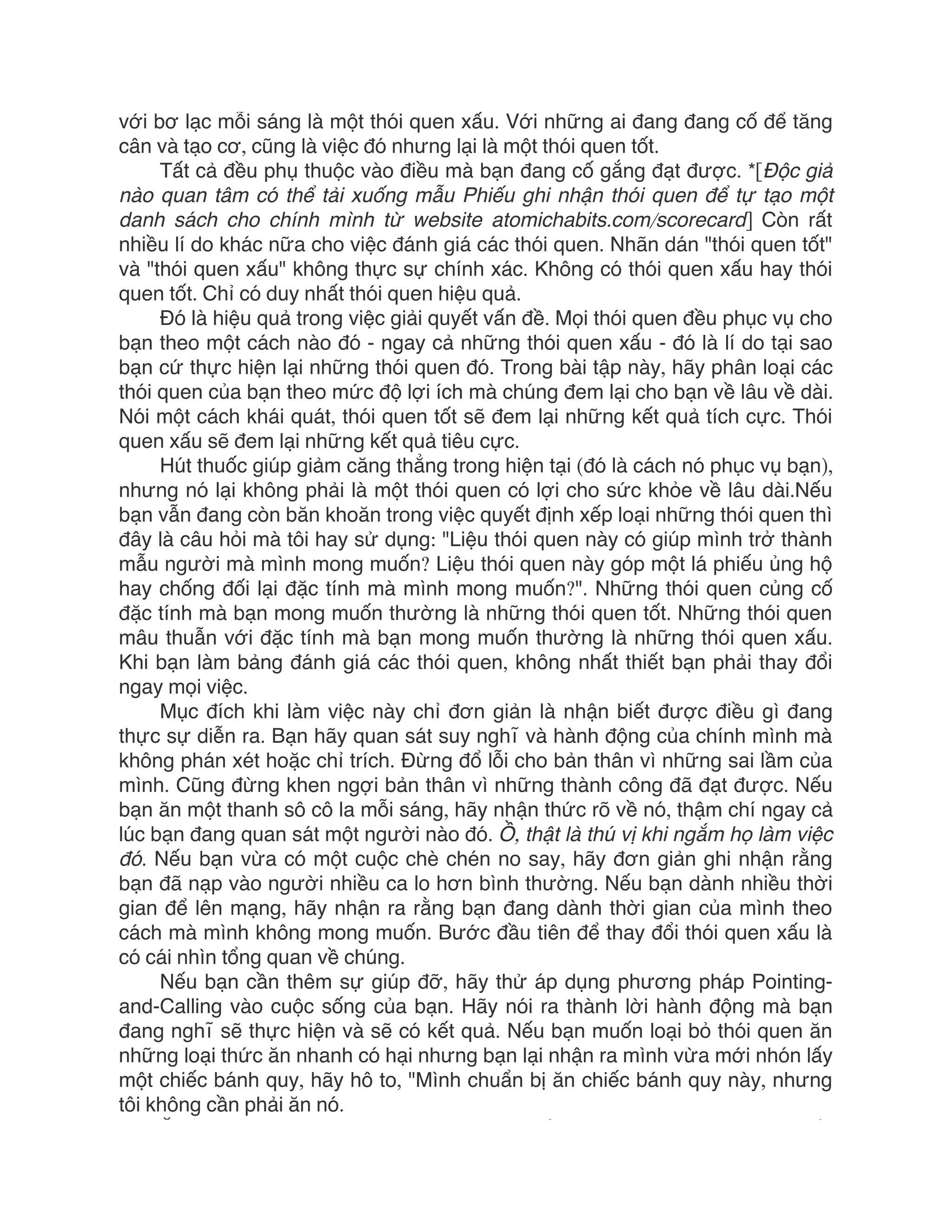 Atomic Habits - Thay Đổi Tí Hon, Hiệu Quả Bất Ngờ - James Clear & Lý Ngọc Anh (dịch).pdf