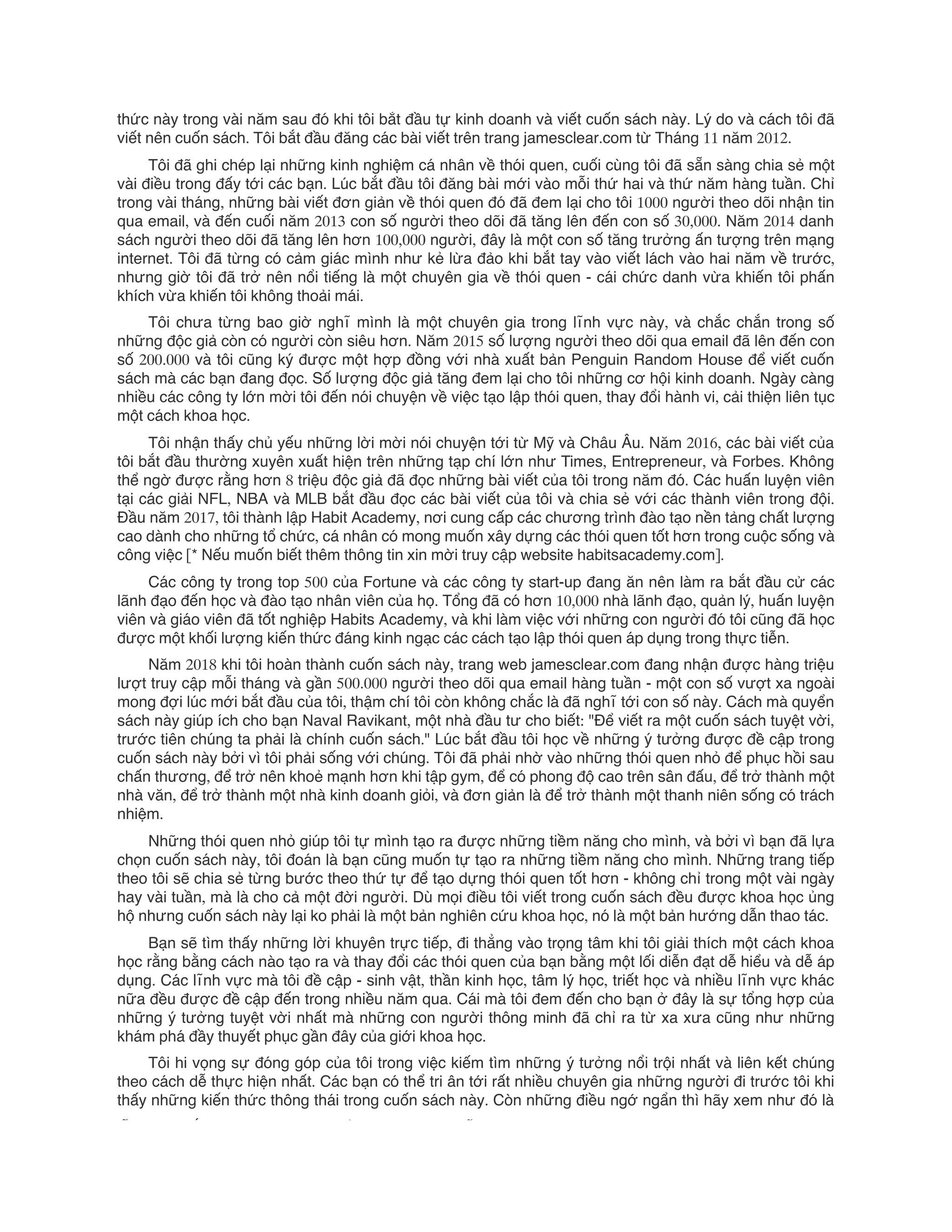 Atomic Habits - Thay Đổi Tí Hon, Hiệu Quả Bất Ngờ - James Clear & Lý Ngọc Anh (dịch).pdf