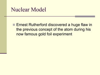 Atomic History and Models for KS3 Science | PPT