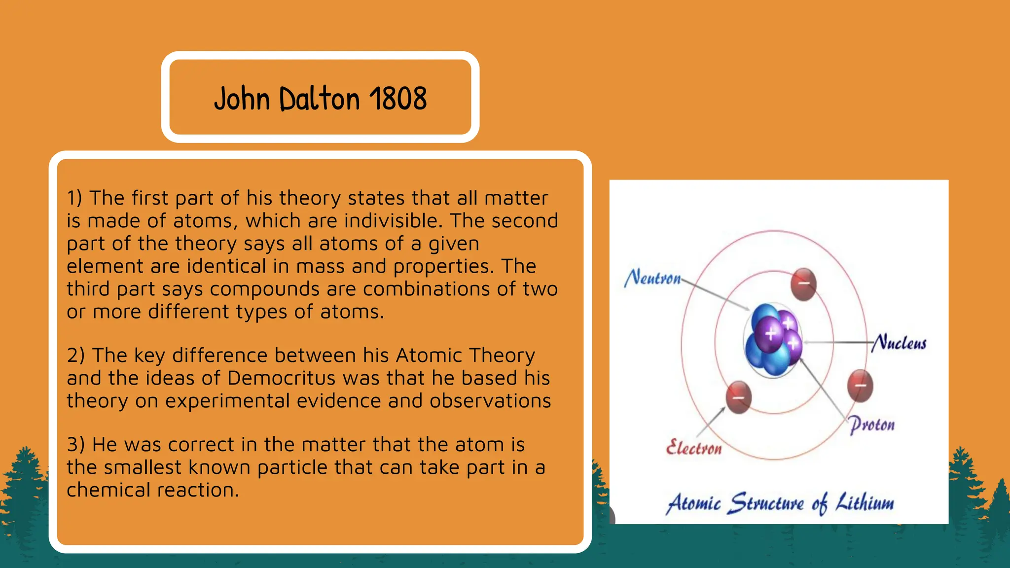 Atomic History Chemistry Democritus , Dalton , JJ Thomson, Rutherford ...