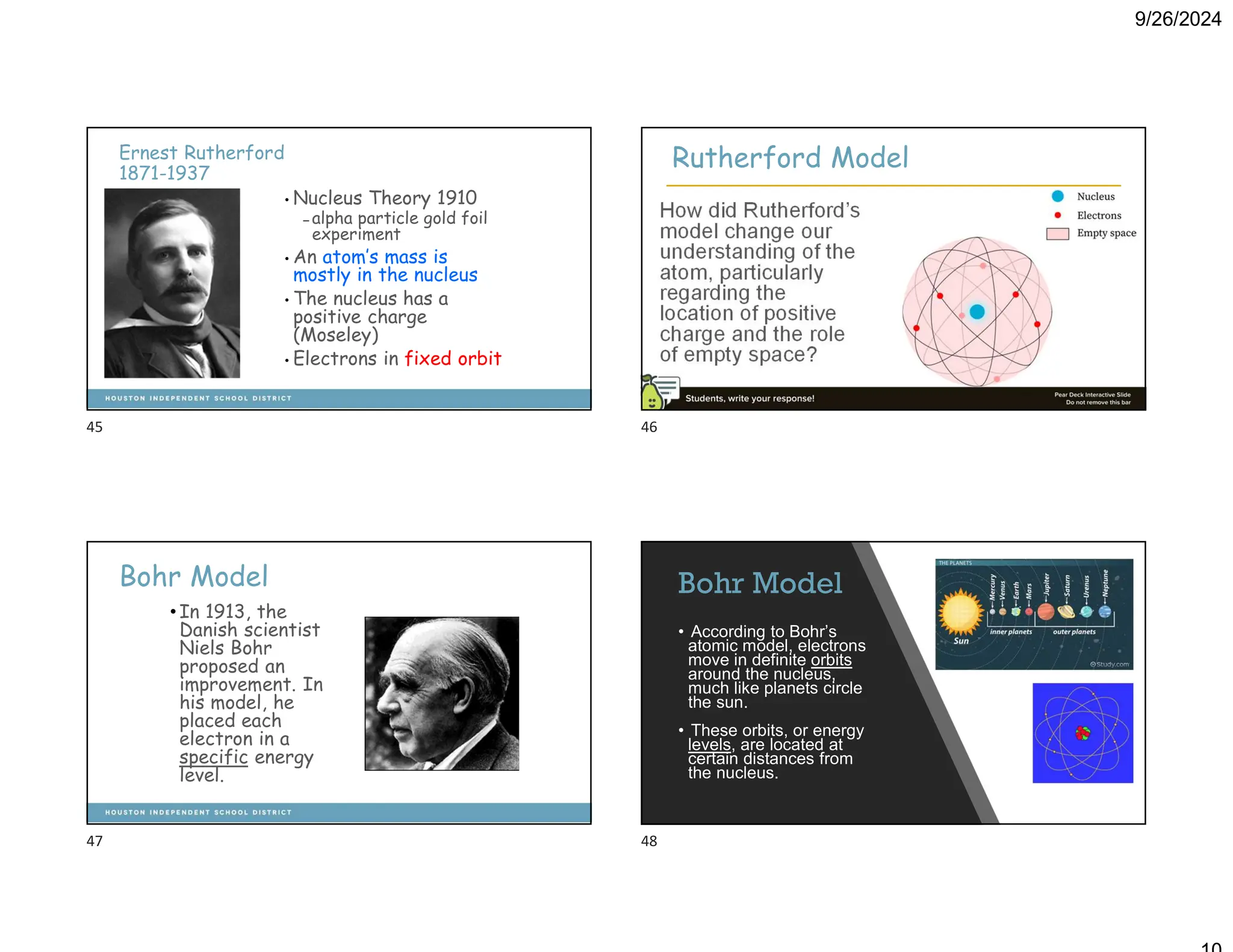 Atomic history slides 24_25.pdf educational studies | PDF