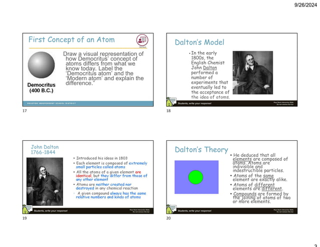 Atomic history slides 24_25.pdf educational studies | PDF