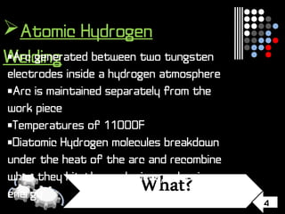 Atomic hydrogen welding | PPT
