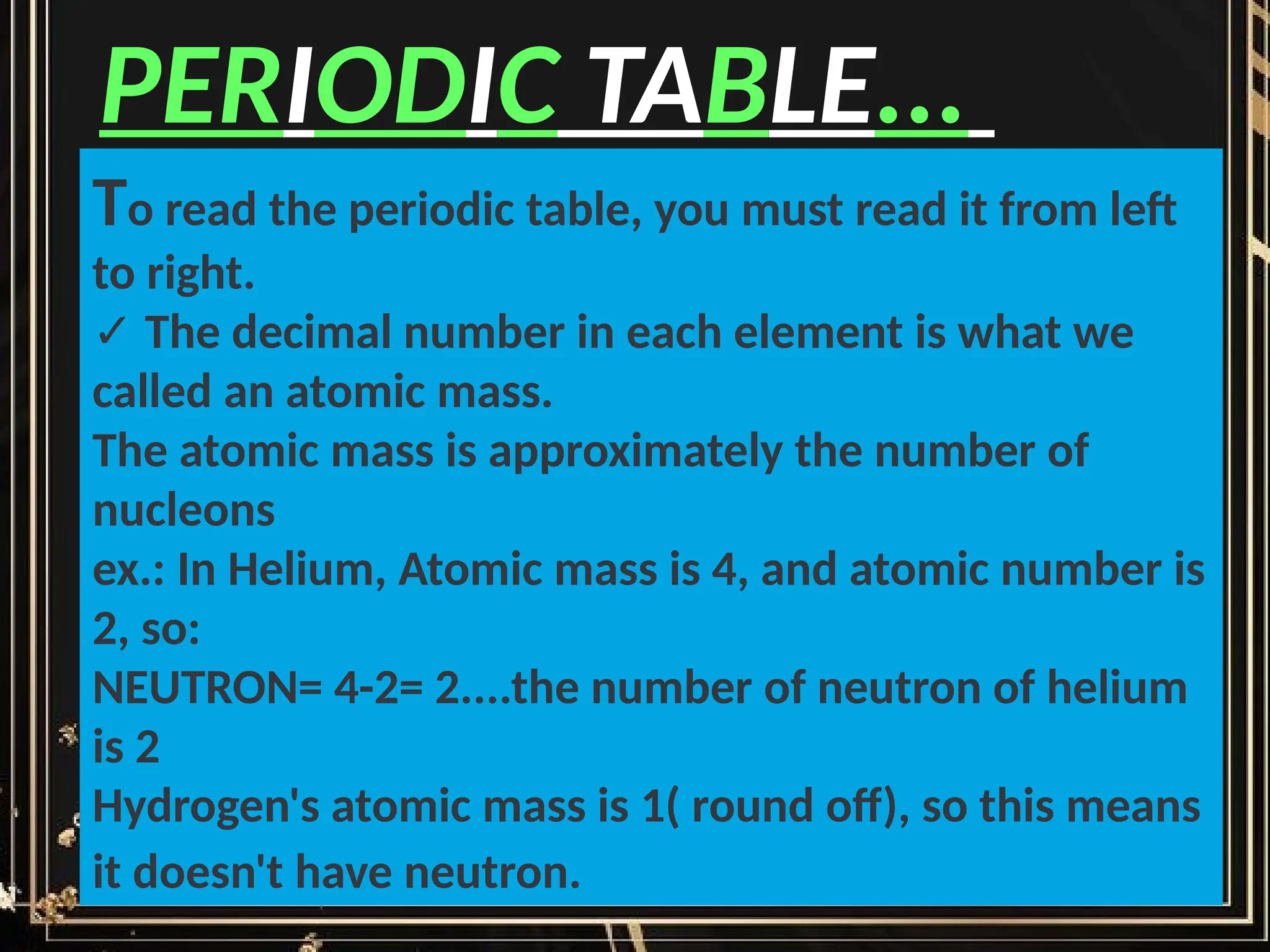 ATOMIC IMAGERY, THE ORGAN OF AN ATOM AND ITS PARTS | PPTX