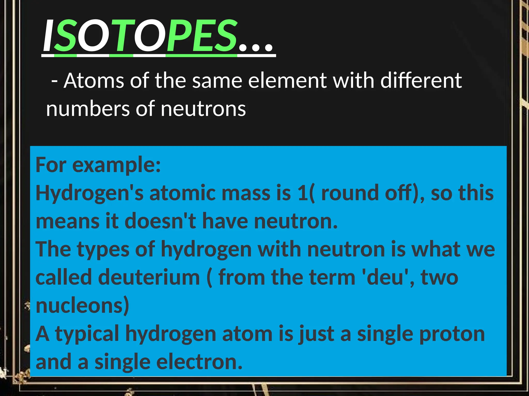 ATOMIC IMAGERY, THE ORGAN OF AN ATOM AND ITS PARTS | PPTX