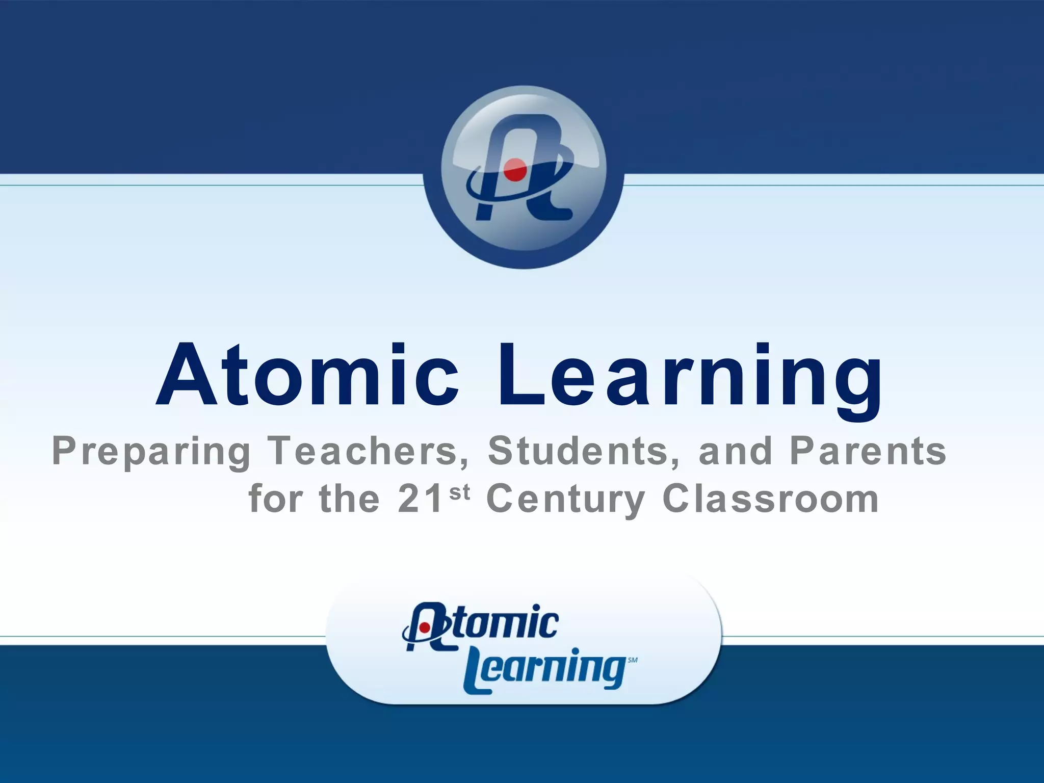 Atomic Learning NDLD presentation | PPT