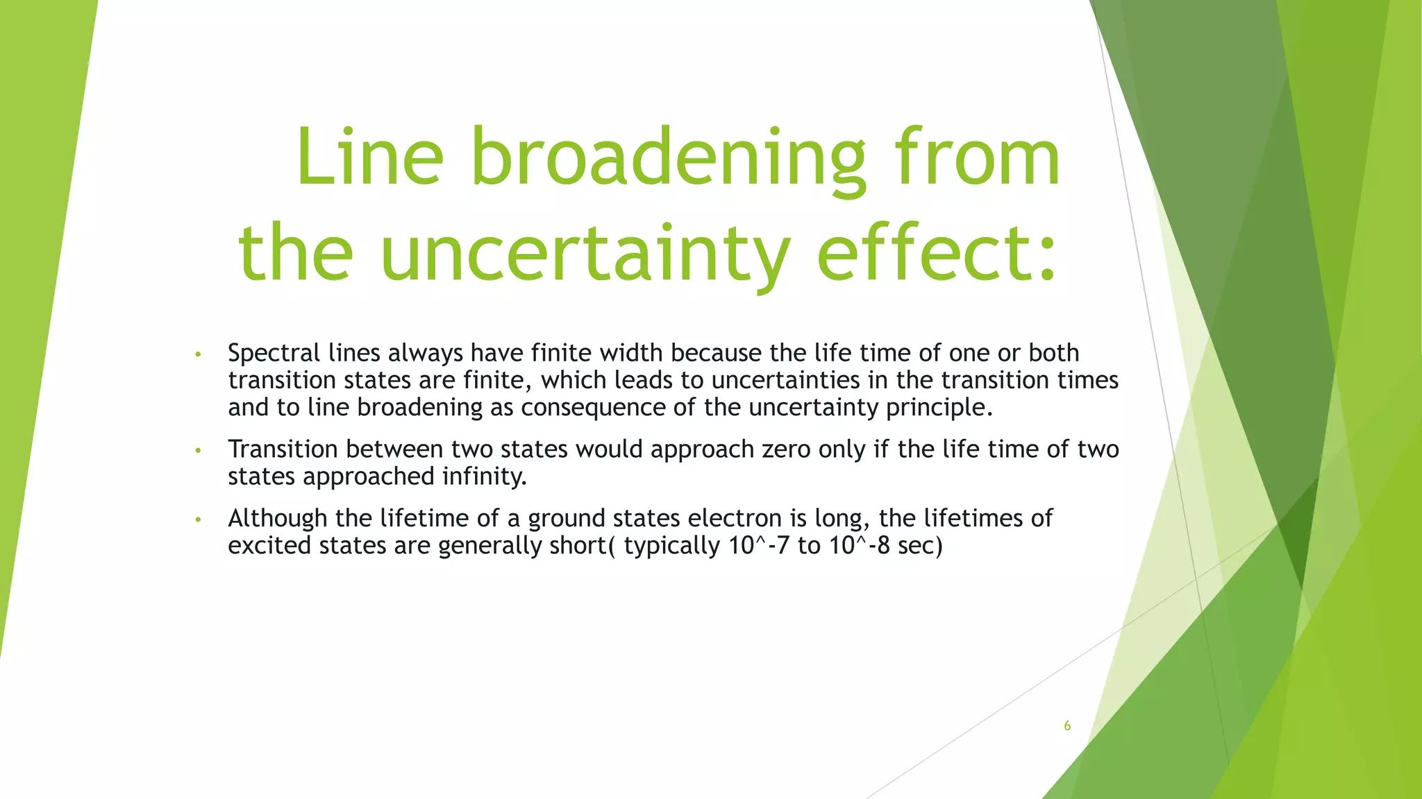 Atomic line width | PPTX