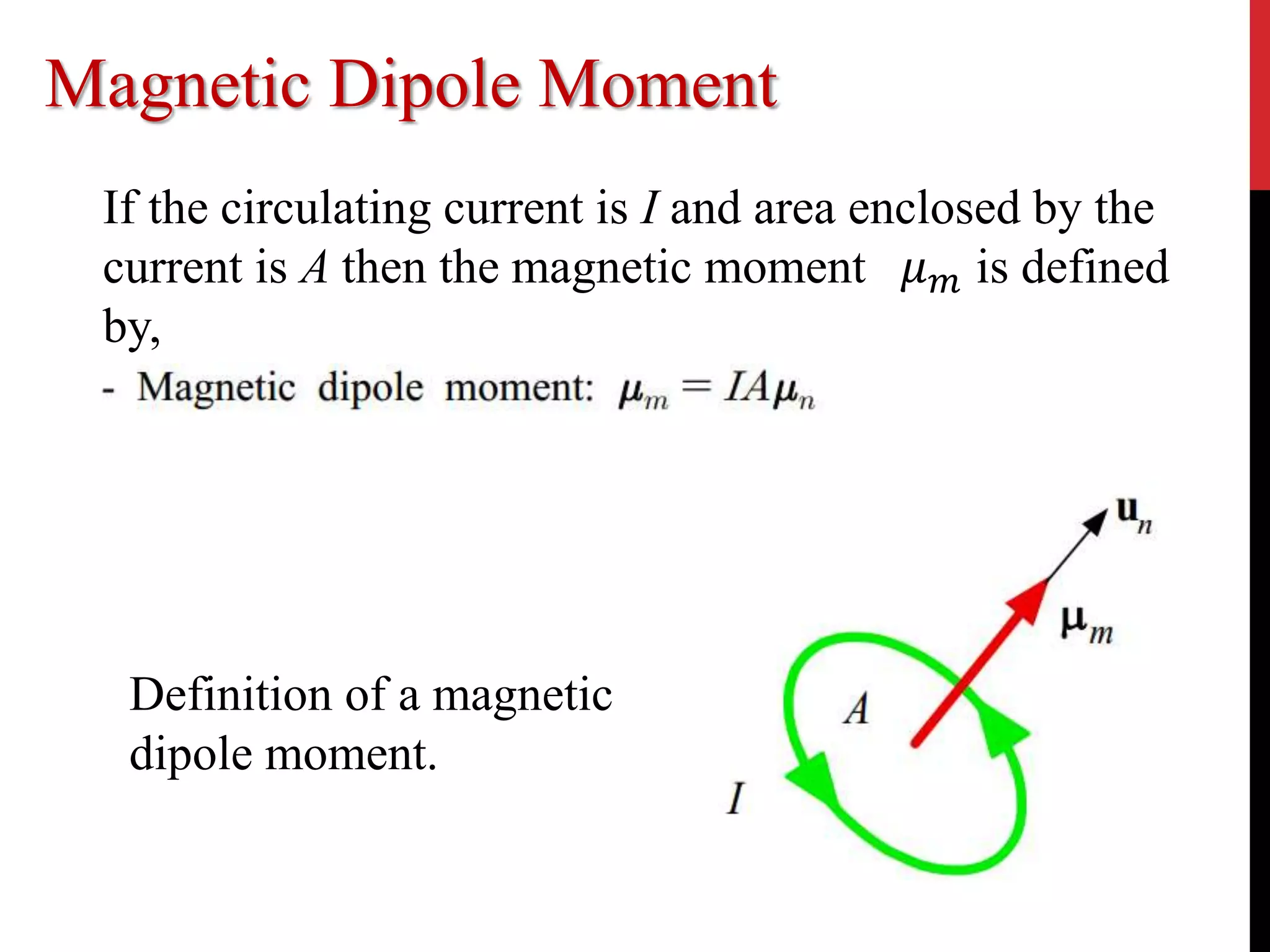 Atomic magnetic moment of Materials | PPTX