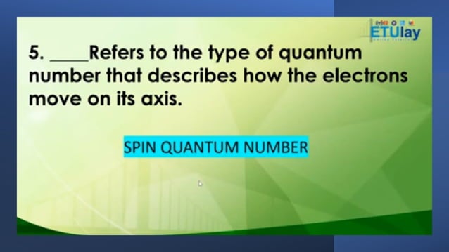 QUANTUM ATOMIC MODEL - Electron Configuration | PPT