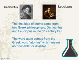 The Historical Development of Atomic Models | PPTX