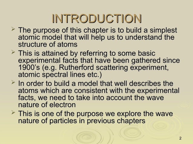 The fundamental physics Atomic models theory | PPT | Chemistry | Science