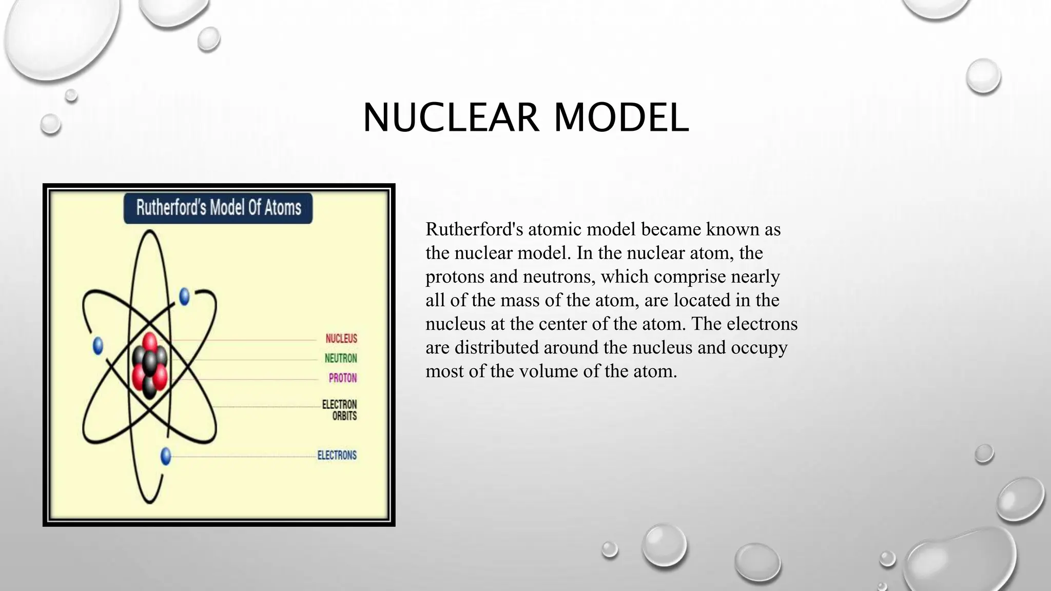 Atomic model theories powerpoint of presentation | PPTX
