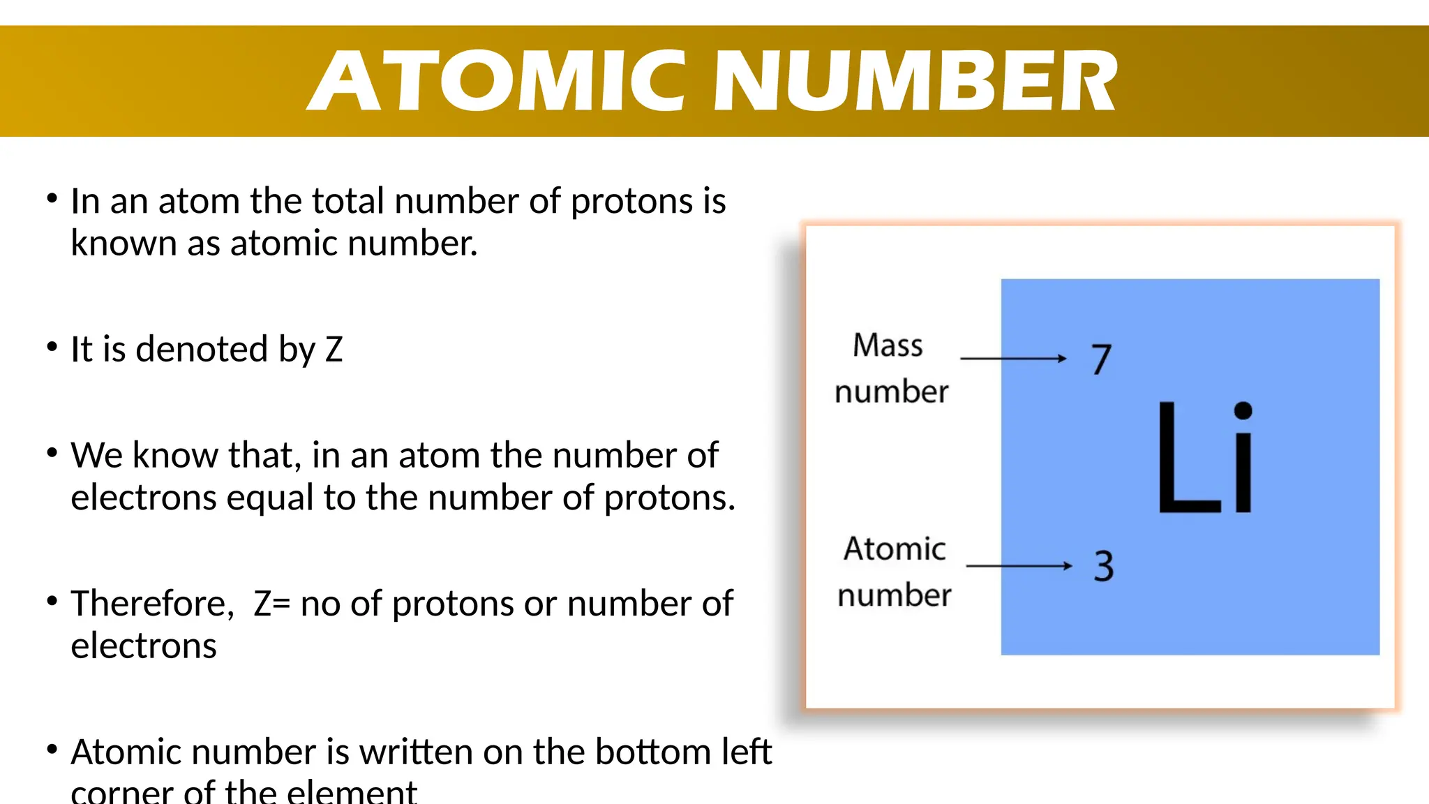 ATOMIC NO AND ATOMIC MASS FROM STRUCTURE OF ATOM.pptx