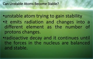 Atomic nucleus and radioactivity | PPT
