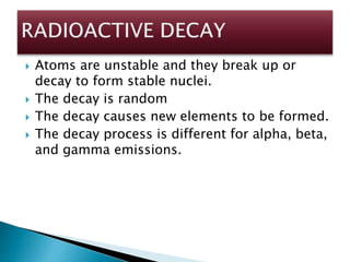 IGCSE PHYSICS CORE: ATOMIC PHYSICS | PPTX