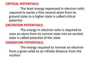 Atomic physics | PPTX