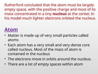 ATOMIC PHYSICS. igcse 0625 physics notes | PPTX