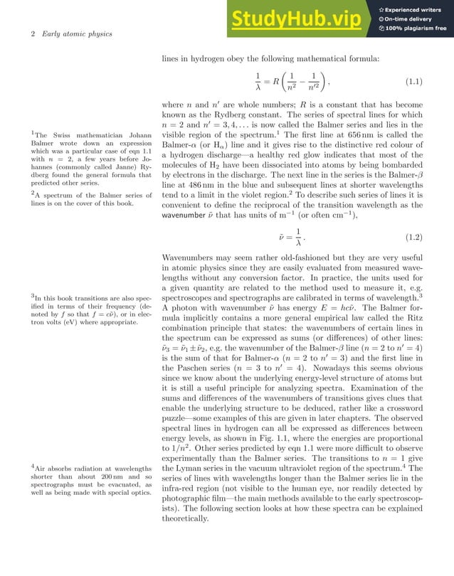 Atomic Physics - Christopher Foot | PDF | Chemistry | Science