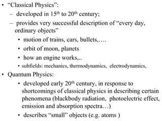 B.Tech sem I Engineering Physics U-IV Chapter 1-ATOMIC PHYSICS | PPTX