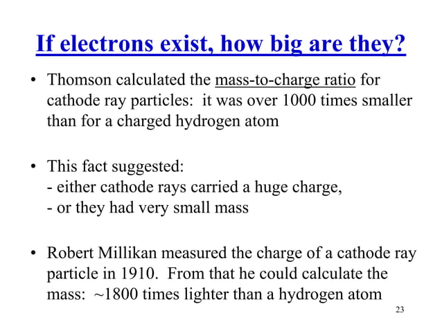 ATOMIC PHYSICS LECTURE NOTES.ppt | Chemistry | Science