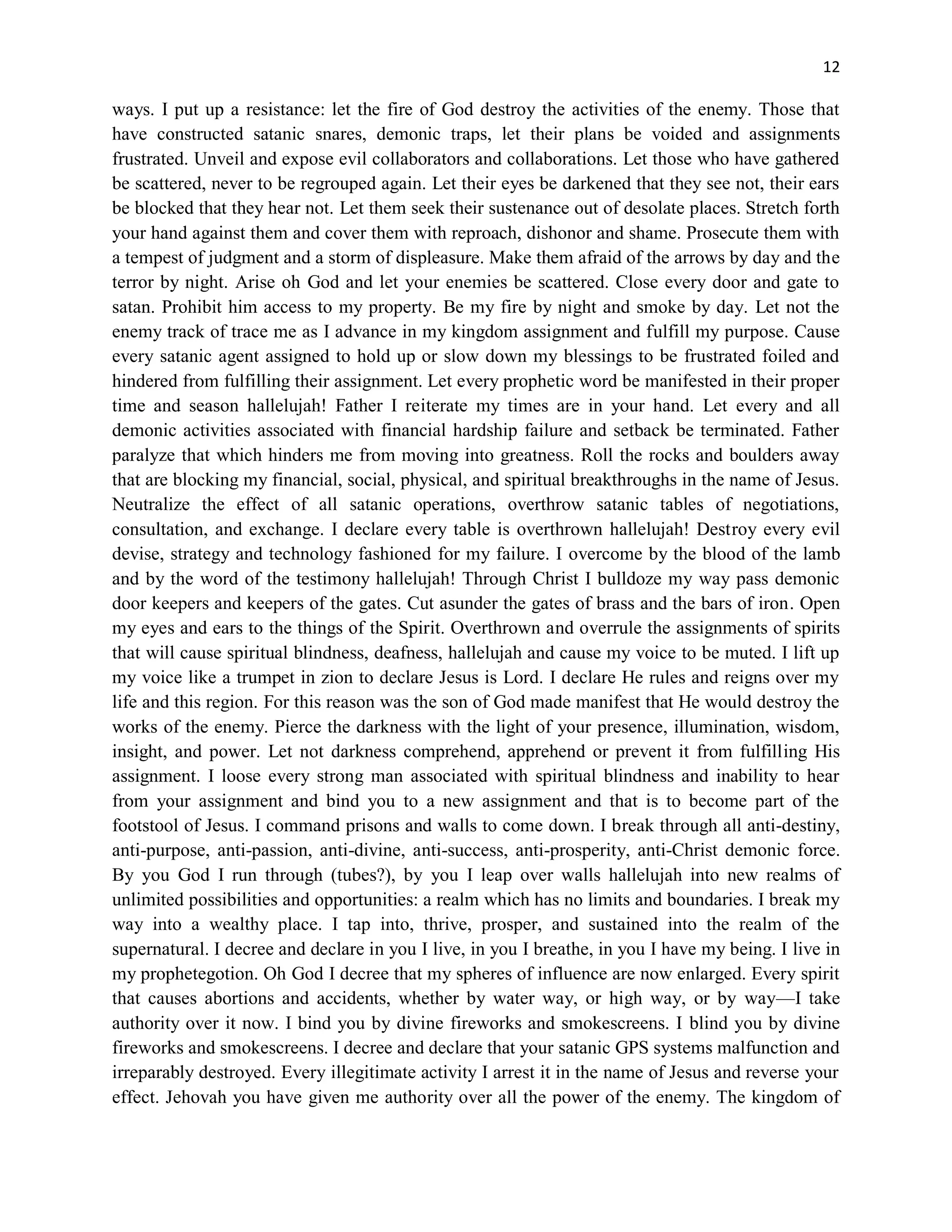 Atomic power of prayer part 1 10 (full version) transcribed | PDF
