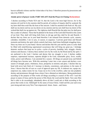 Atomic power of prayer part 1 10 (full version) transcribed | PDF