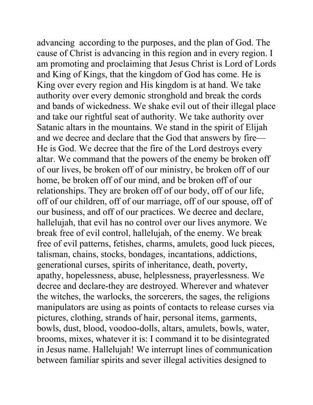 Atomic Prayer by Dr. Cindy Trimm | PDF | Christianity | Religion ...