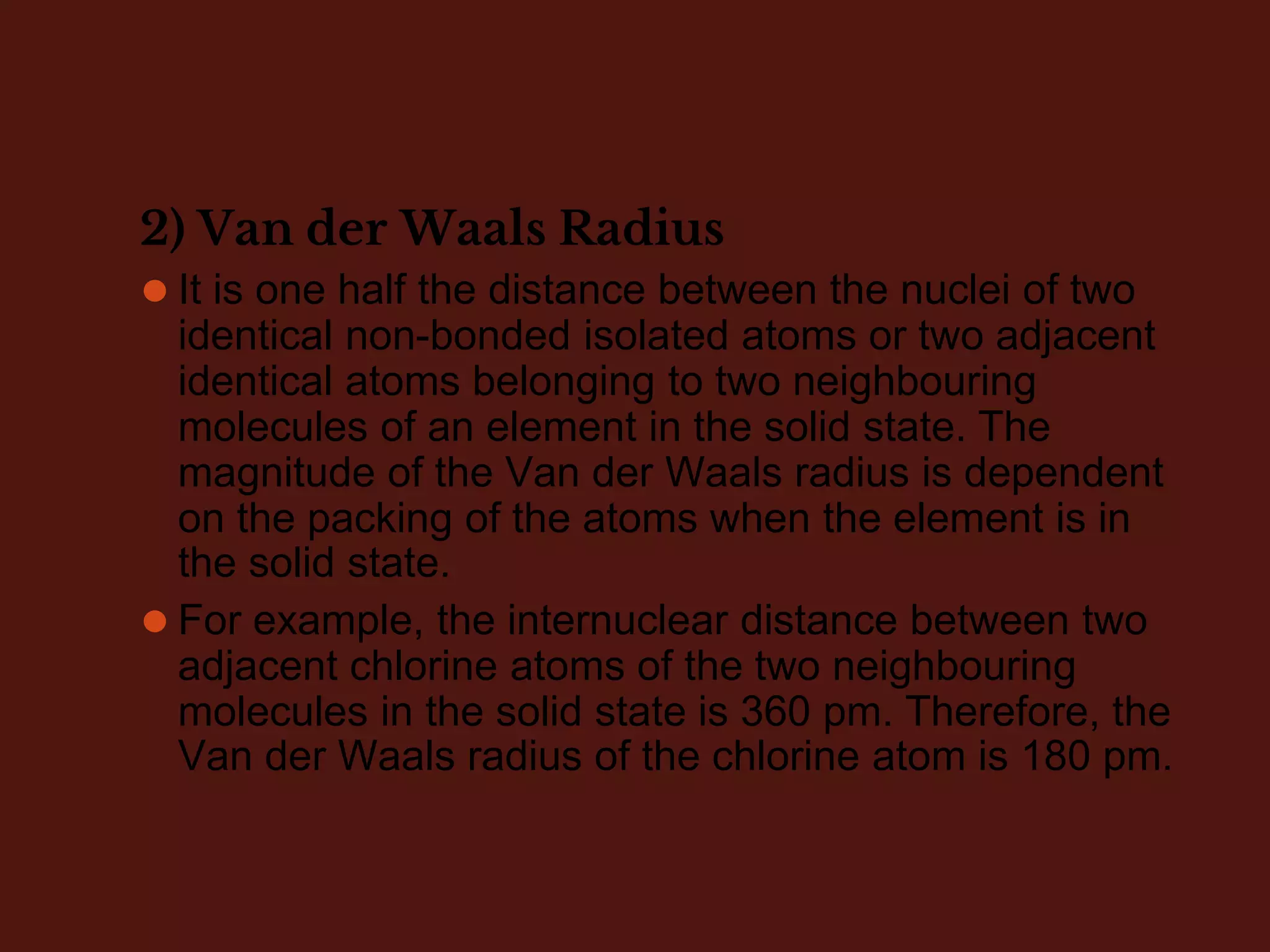 Atomic radius | PPTX