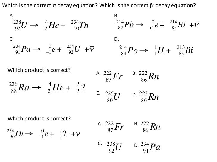 Beta Decay Of Uranium 237 Equation - Tessshebaylo