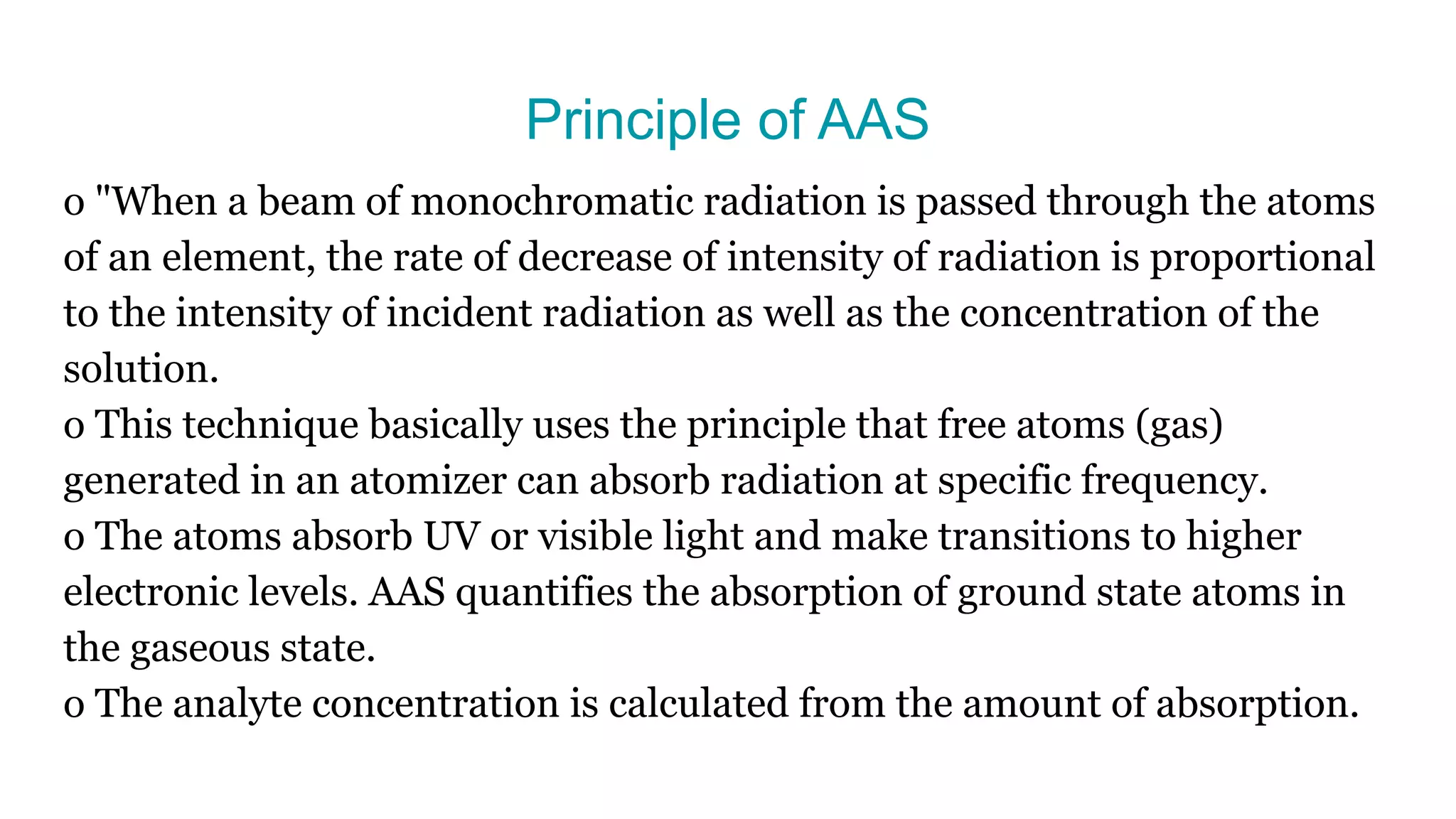 Atomic spectroscopy (AAS & AES) | PDF