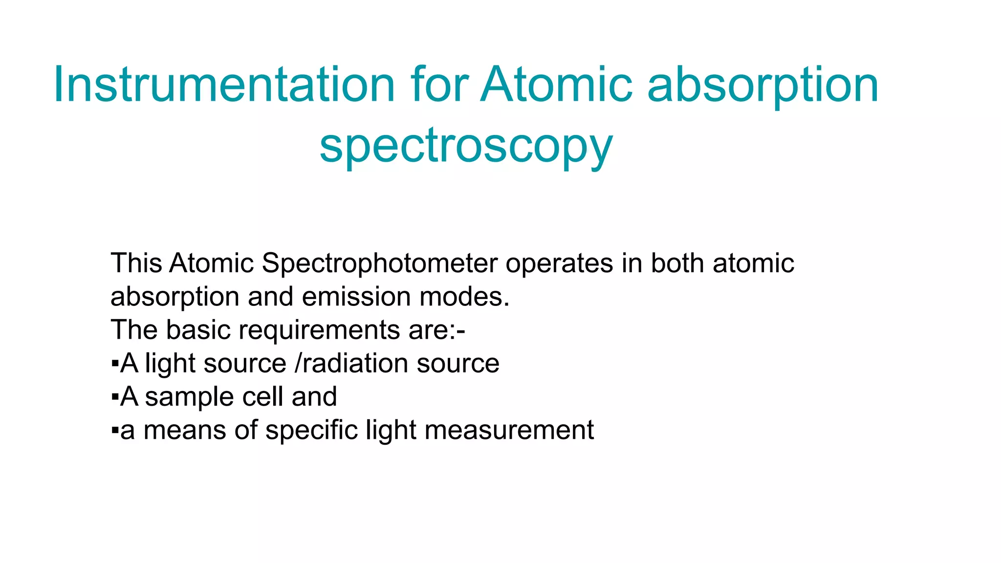 Atomic spectroscopy (AAS & AES) | PDF | Chemistry | Science