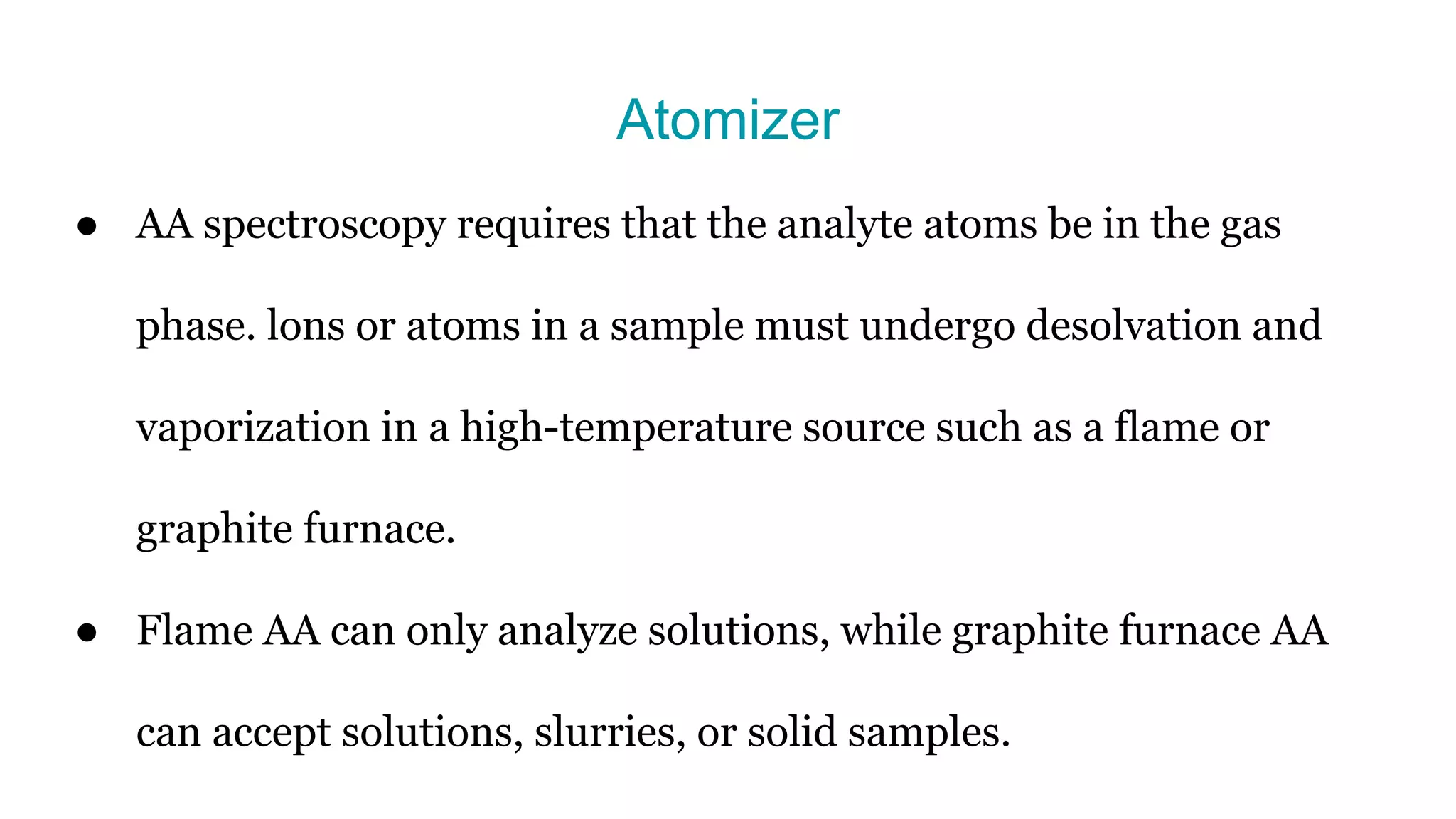 Atomic spectroscopy (AAS & AES) | PDF | Chemistry | Science