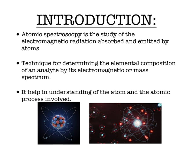 Atomic Spectroscopy Pdf