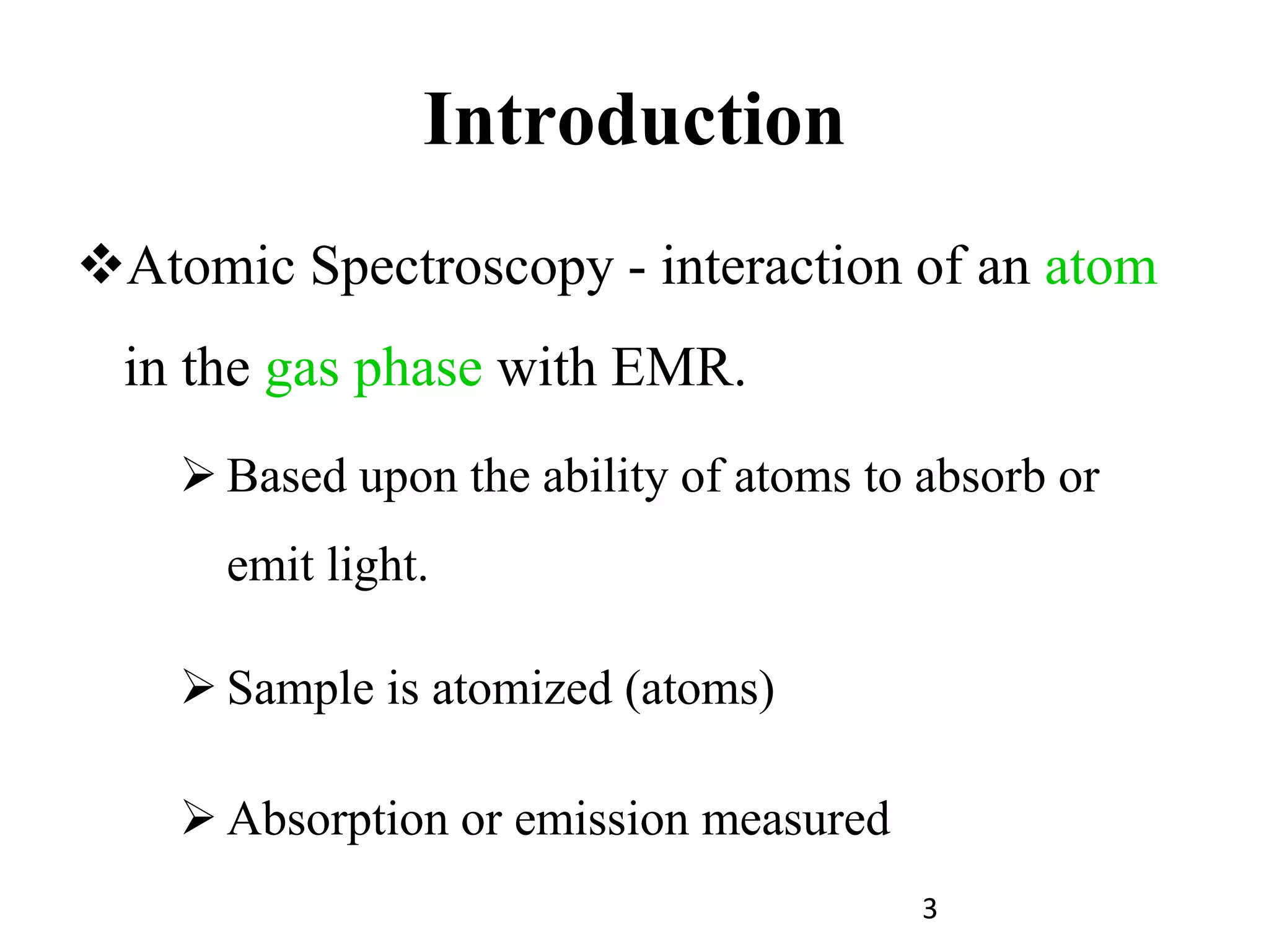 Atomic Spectroscopy Ppt