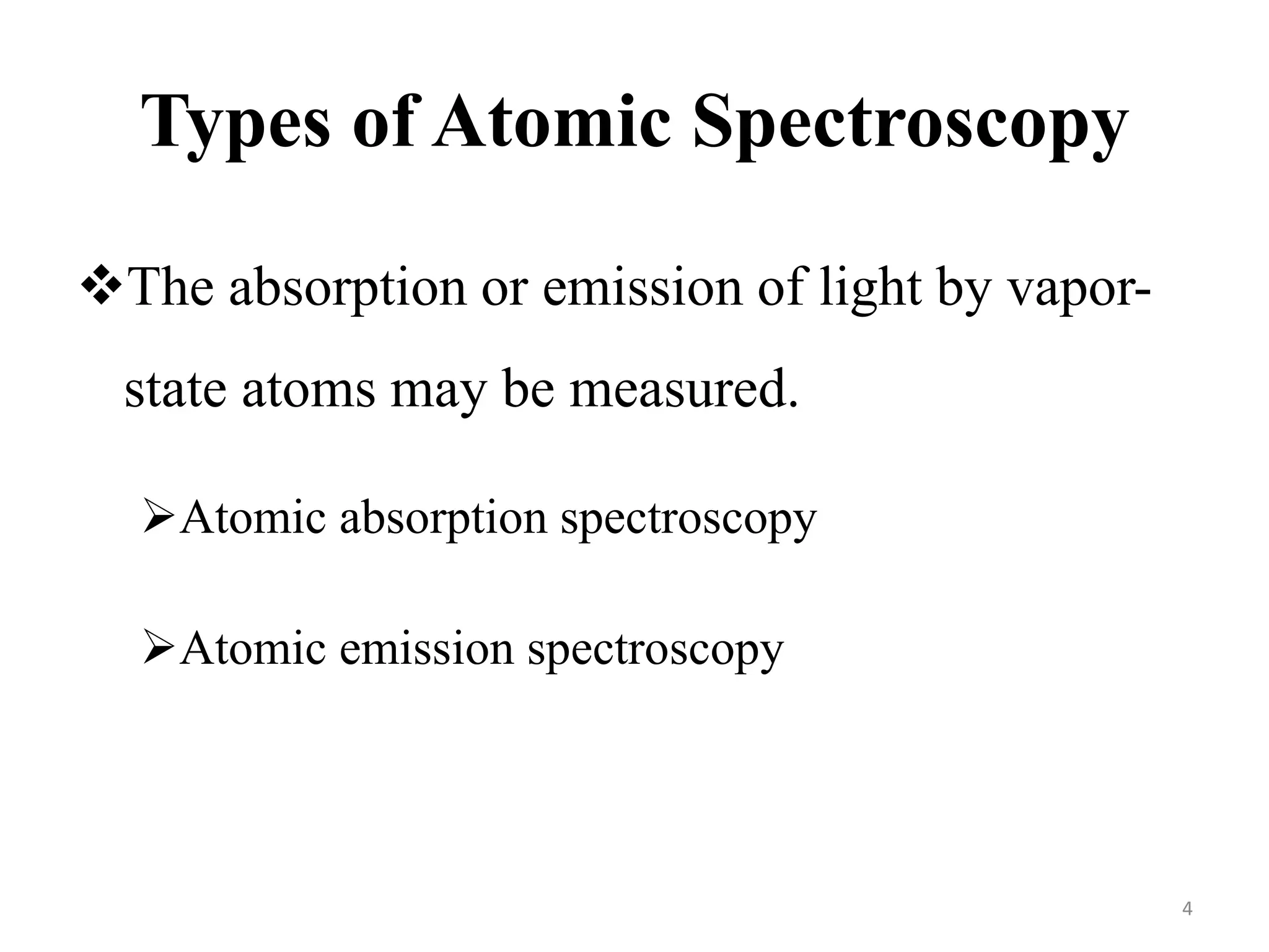 Atomic Spectroscopy Ppt