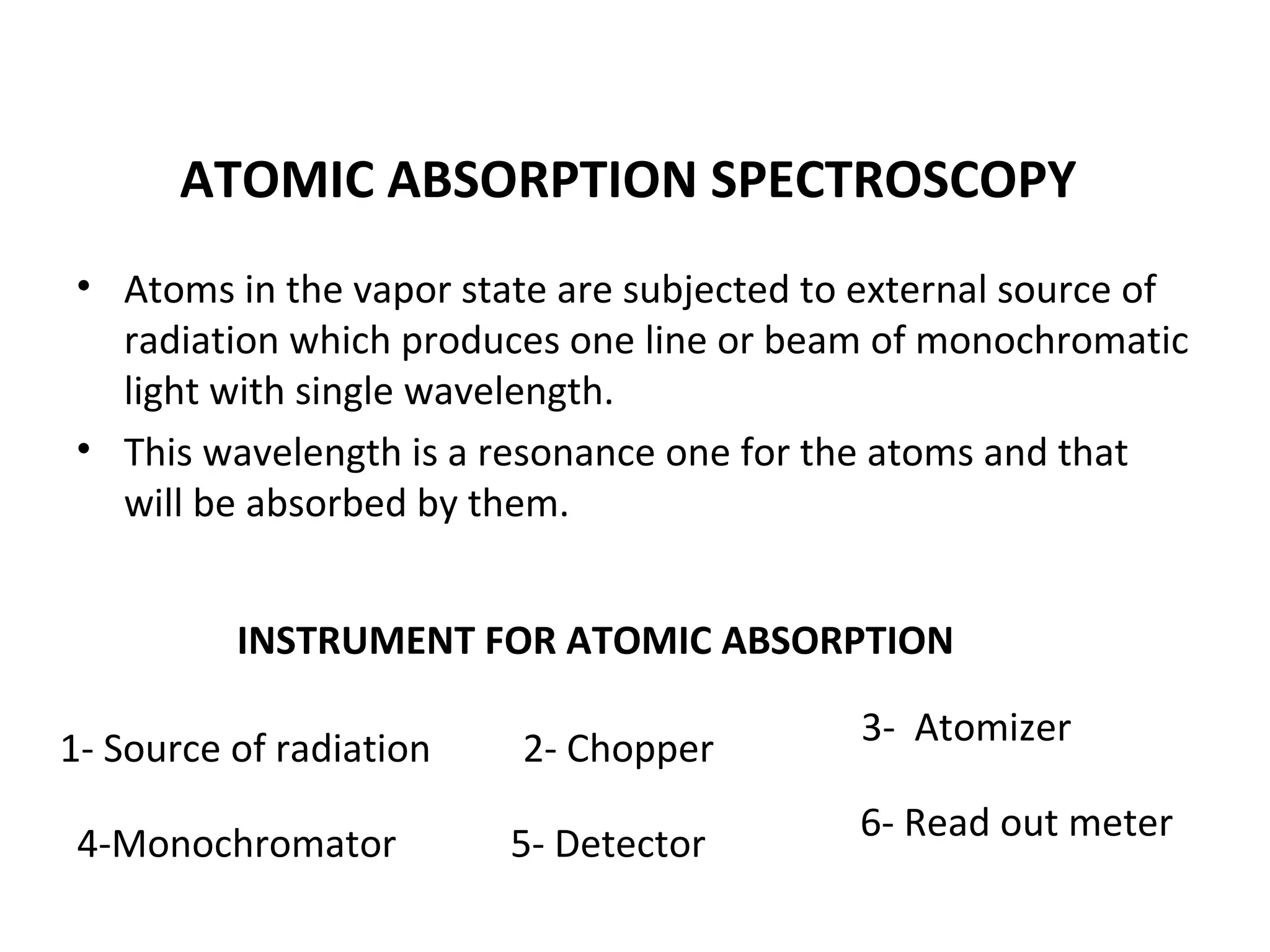 Atomic spectroscopy | PPT