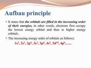 Atomic structure-II and chemical bonding | PPT
