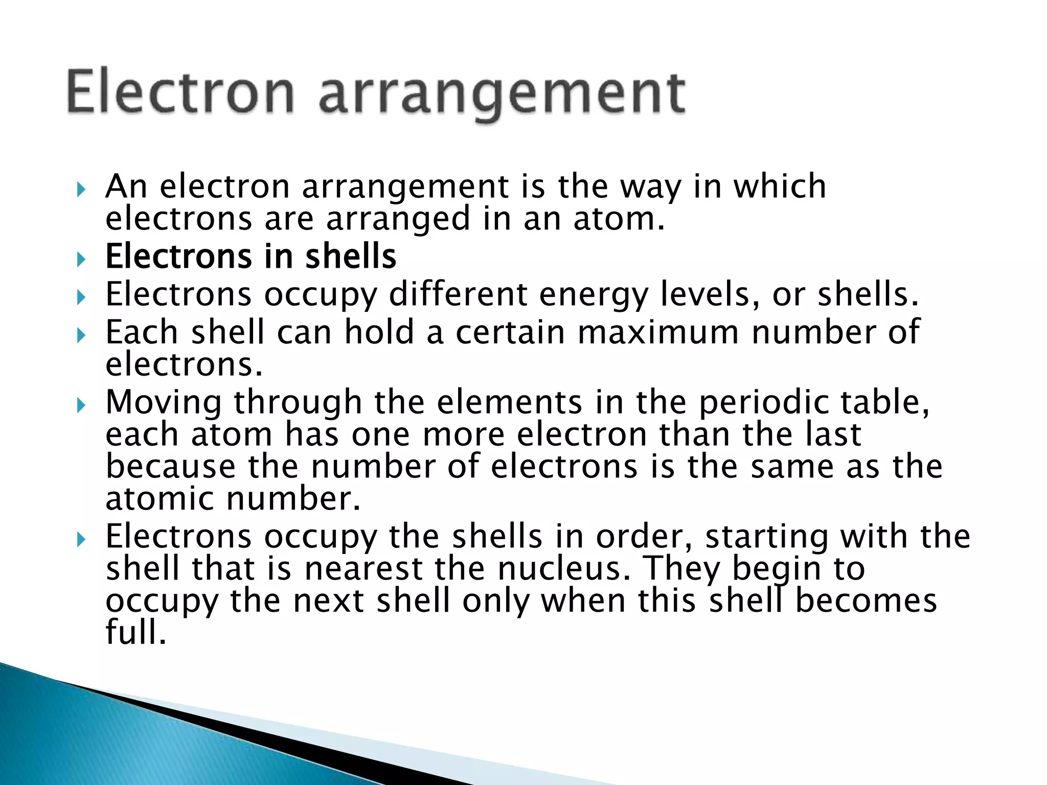 Atomic structrure and periodic table | PPTX