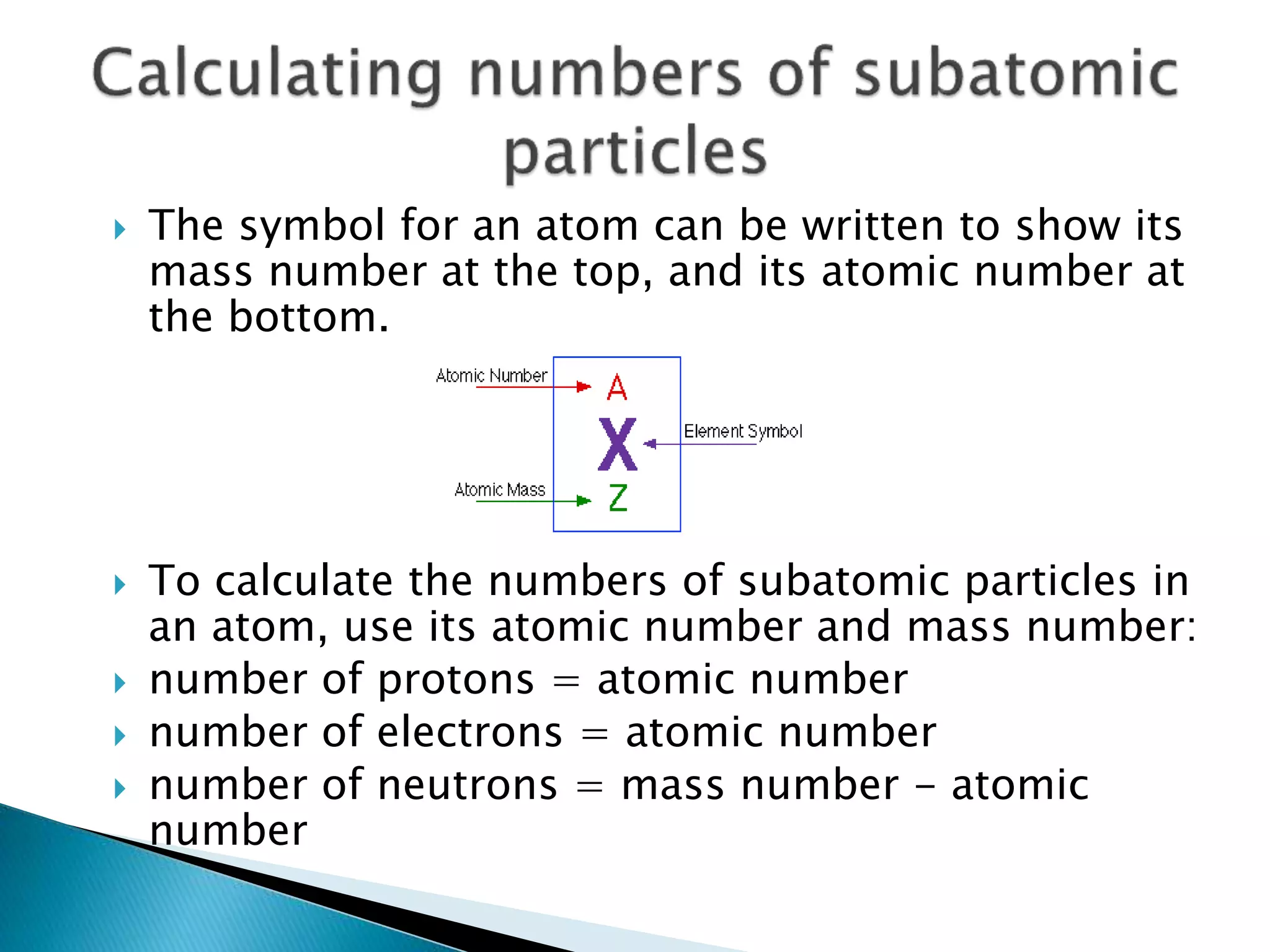 Atomic structrure and periodic table | PPTX | Chemistry | Science