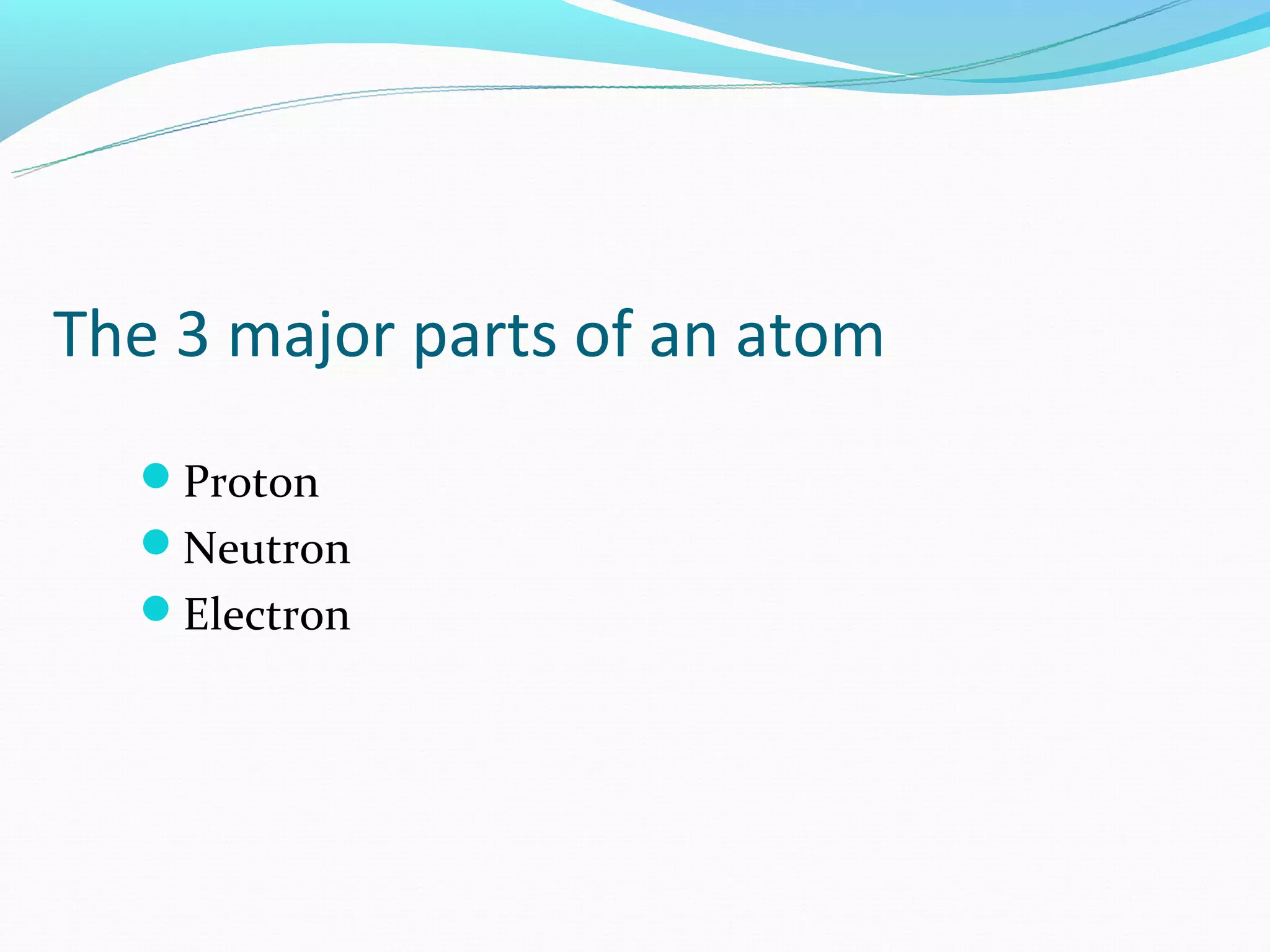 Basic Atomic structure | PPT