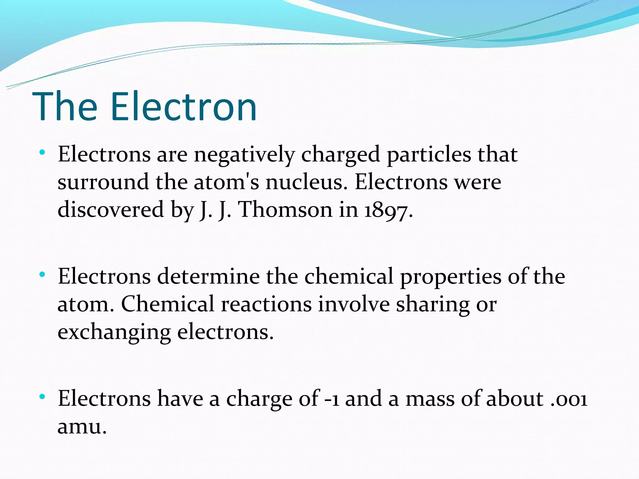 Basic Atomic structure | PPT | Chemistry | Science