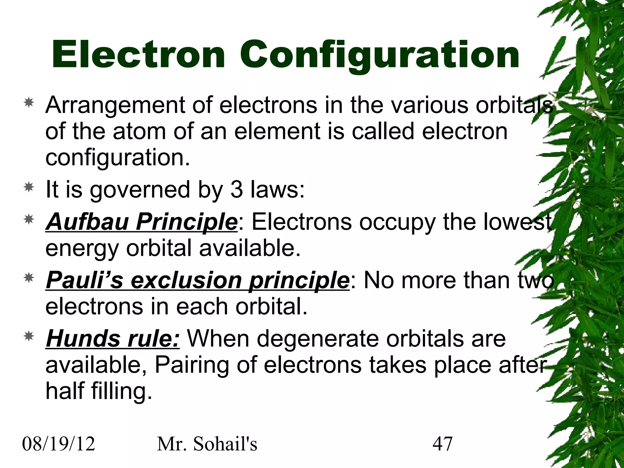 Atomic structure | PPT