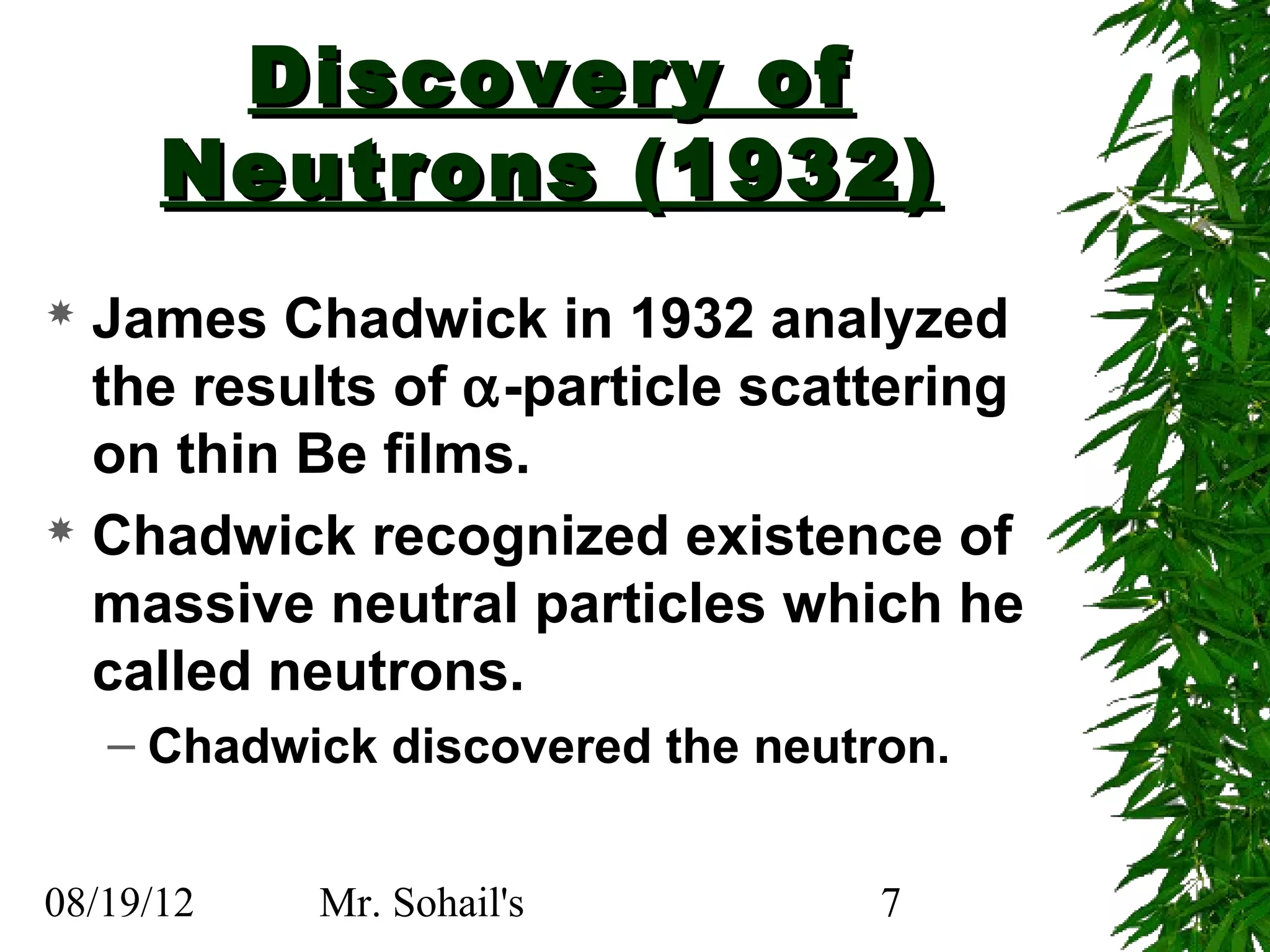 Atomic structure | PPT