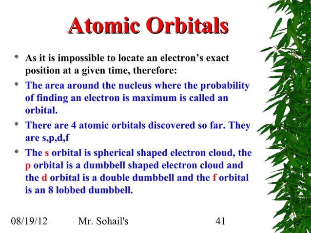 Atomic structure | PPT | Chemistry | Science