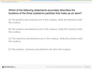 Atomic structure powerpoint (boundless) | PPTX